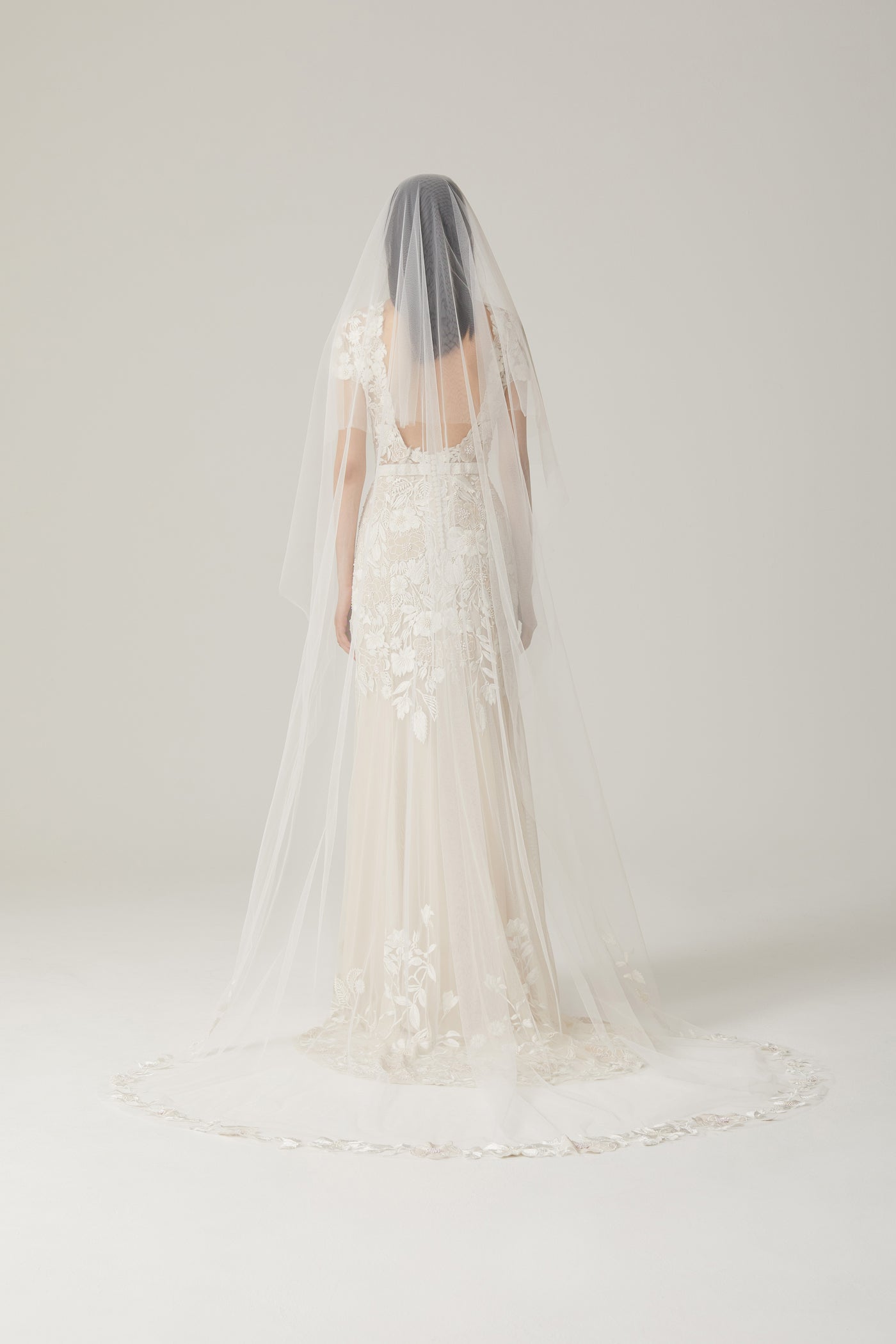 RTW Wild Rose Vine Veil - 'Rosewater' | Hermione de Paula Bridal